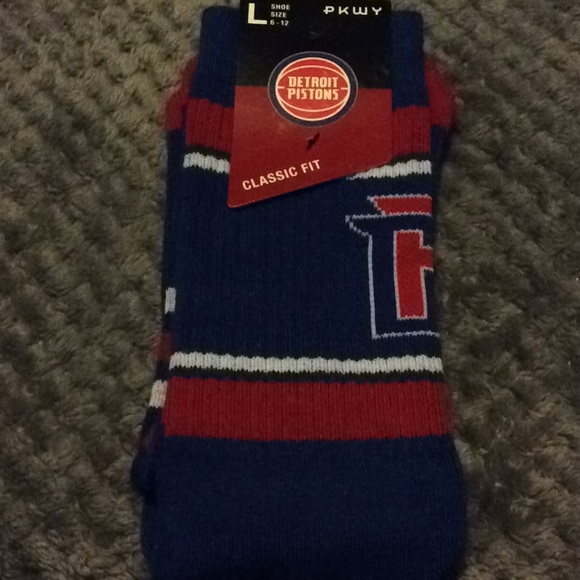 NBA | Underwear & Socks | Detroit Pistons Basketball Socks | Poshmark